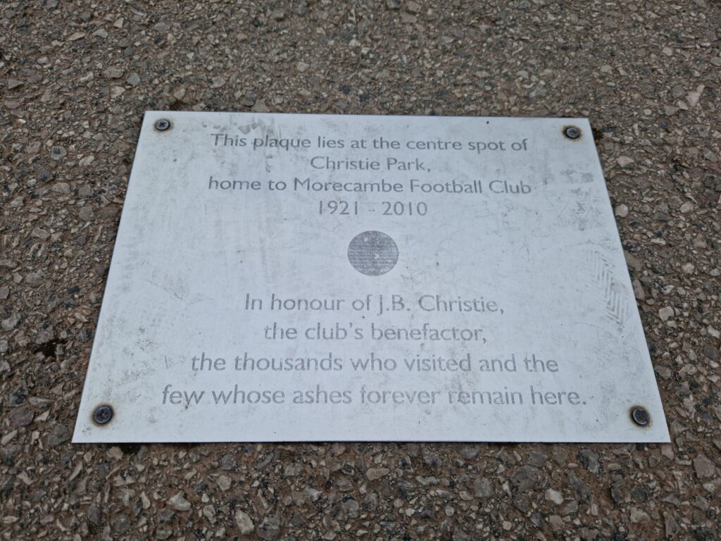 Did you know? - Morecambe Football Club - Lancastrian Estates